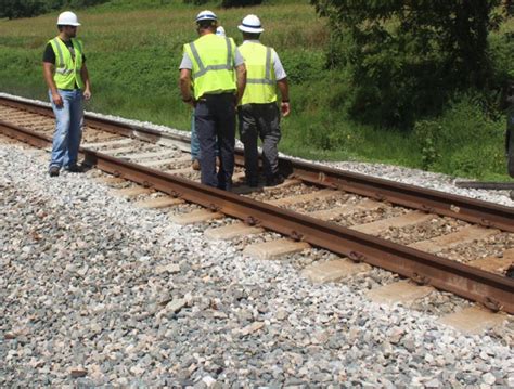 Figure C 37 Ballast Fouling Seen In Track On Four Ties Crossing 6