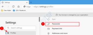 How To Fix Microsoft Edge Stopped Prompting To Save Website Passwords Issue