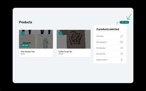 bulk edit products