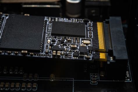 Premium Photo The Msata Nvme M Connector For Connecting Fast Modern Ssd