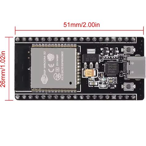 Esp32 Usb Type C Wi Fi Bluetooth Development Board 38 Pin Zaitronics
