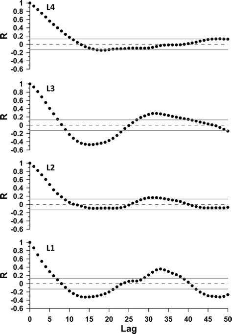 Autocorrelation Functions For Time Series Of Velocity‐vector Magnitudes Download Scientific