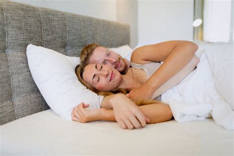 Romantic Couple In Bed Stock Image Image Of Intimate 112551267