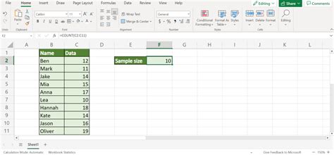 How To Calculate Sample Size In Excel Sheetaki