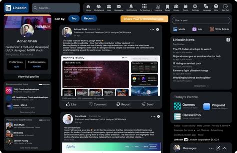 Uidesign Frontenddevelopment Tailwindcss React Uxdesign Linkedinrevamp Webdesign