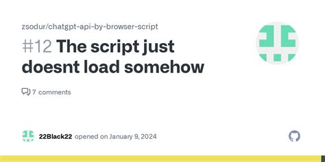 The Script Just Doesnt Load Somehow Issue Zsodur Chatgpt Api By Browser Script Github
