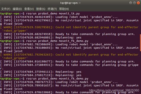 ros moveit 机械臂逆运动 ur3 6自由度机械臂正逆运动学python实现代码 csdn博客