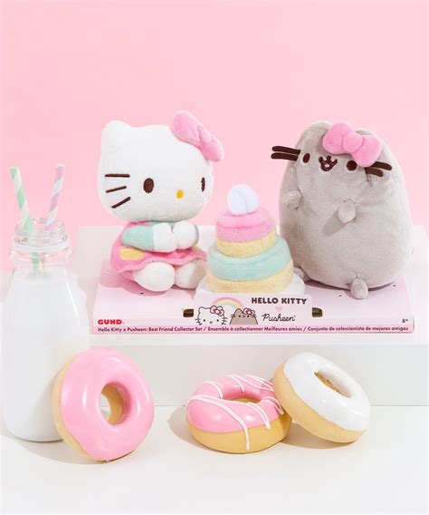 Pusheen X Hello Kitty 95 Best Friend Set The Littlest T Boutique
