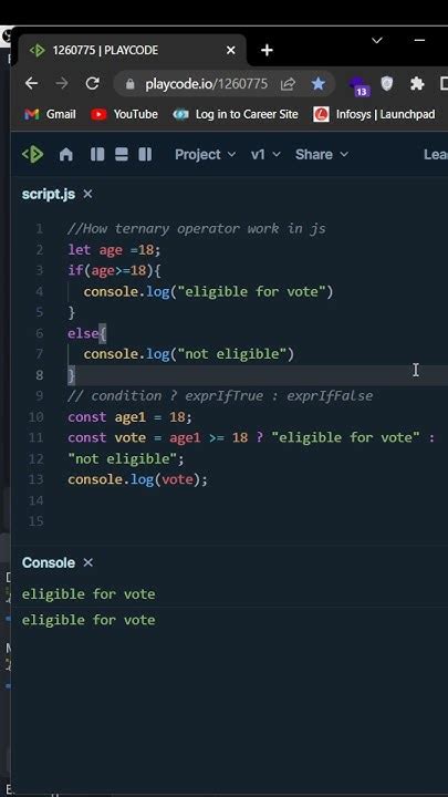 Js Interview Series Part 5how Ternary Operator Works In Javascript