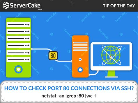 How To Check Port 80 Connections Via Ssh Ans Netstat An Grep 80 Wc L Port Streaming
