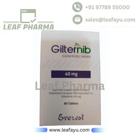 Gilternib Gilteritinib 40mg Tablet At Rs 19995box Pantop In Surat