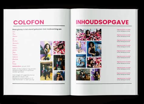 Colofon Magazine Maken My Glossy