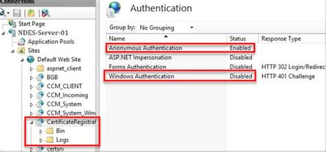 troubleshoot managed device to network device enrollment service ndes