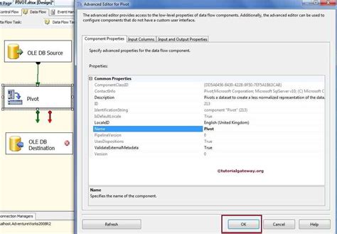 Pivot Transformation In Ssis