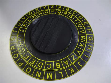 Caesar Cipher Decoder Ring By Amethystalice Makerworld