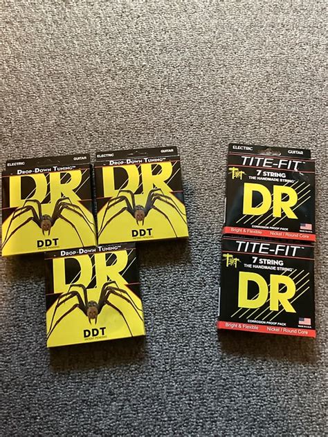 DR 7 String Tite Fit And DDT Electric Strings Reverb