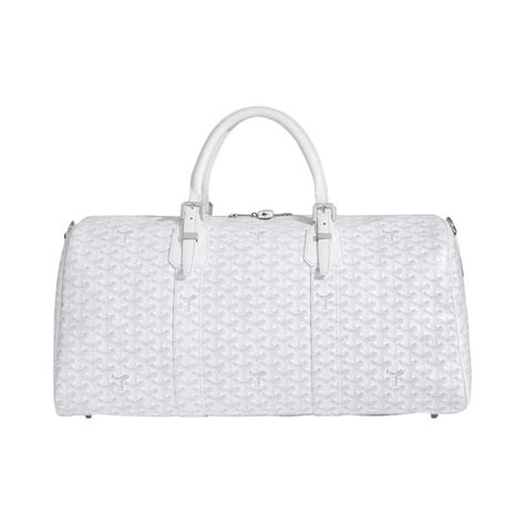 Goyard Boston 50 Bag White Trickeystore