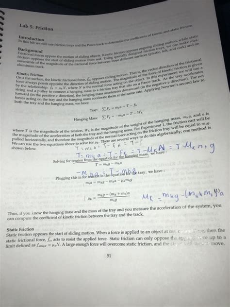 solved lab 5 friction introduction in this lab we will use