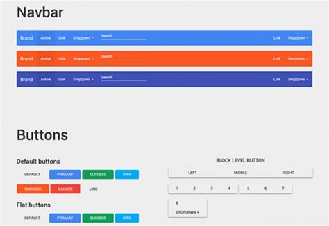 Google Material Design For Bootstrap Freebiesbug