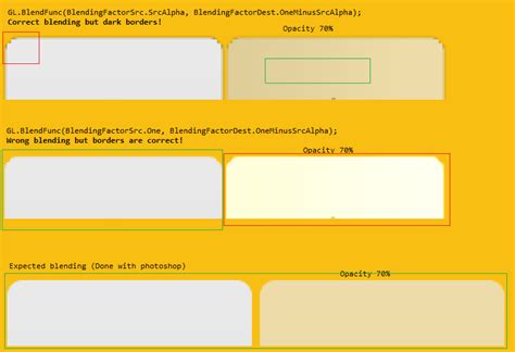 Shader How To Use Blending With Transparent Textures And Transparent Color Stack Overflow