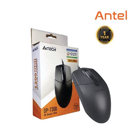 A4tech Op 730d 2x 1200 Dpi Double Click Mouse
