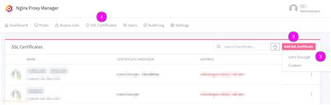 Docker项目之 Nginx Proxy Manager可视化Nginx反向代理工具 v林羽