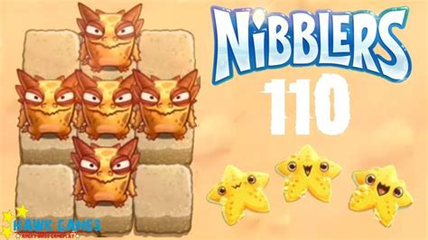 Nibblers 3 Stars Walkthrough Level 110 Hawks Game Stars Cute Characters