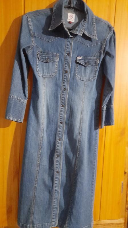 Довге джинсове плаття м — ціна 400 грн у каталозі Довгі сукні Купити