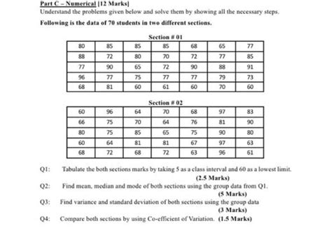 Solved Part C Numerical 12 Marks Understand The Problems