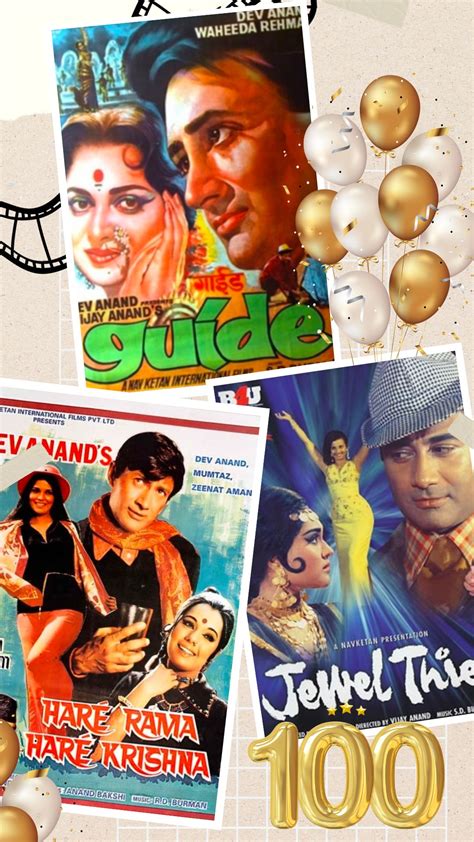Dev Anands 100th Birth Anniversary His Iconic Films