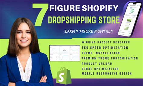 Automated 7 Figure Shopify Dropshipping Store Shopify Store Website