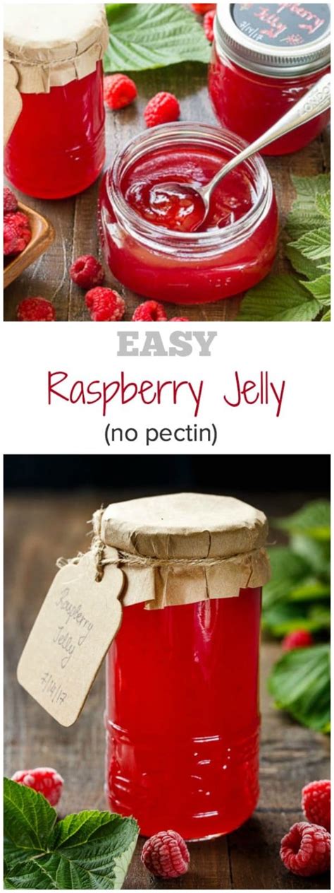 Truly Easy Raspberry Jelly No Pectin ~sweet And Savory