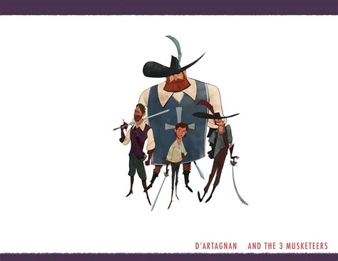 Character Design My Version Of Dartagnan And The 3 Musketeers