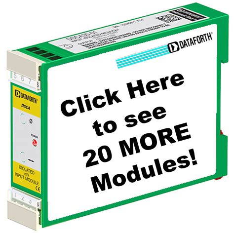 Analog Inputs Signal Conditioning Module Dsca40 Xx Series Dataforth