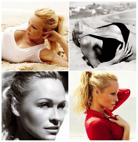 Retro Bikini Pamela Anderson Looks Wet And Wild In Vogue Brazil For