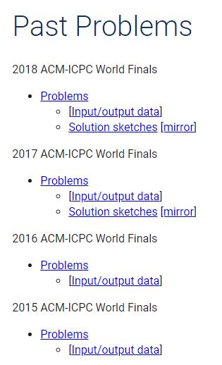 Good Day To Code Acm Icpc World Finals 문제 정리