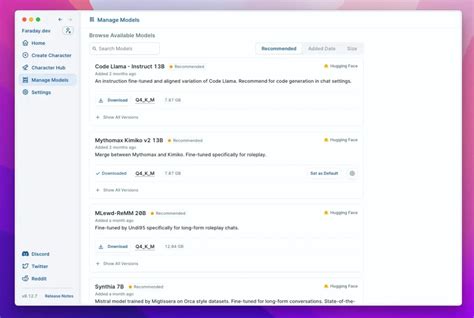 Chat Privately With Locally Running Ai Characters Faraday Dev