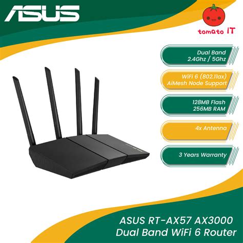 Asus Rt Ax Ax Dual Band Wifi Router Shopee Malaysia