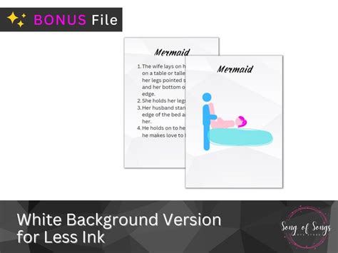 Printable Sex Position Cards For Couples Foreplay Game And Sex Game Hot Birthday And