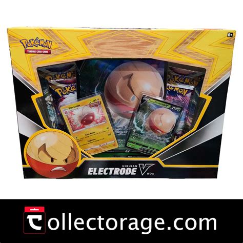 Hisuian Electrode V Box Ingles Pokémon Tcg