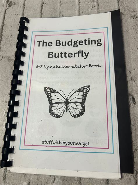 alphabet scratch spiral bound money saving challenge booklet physical