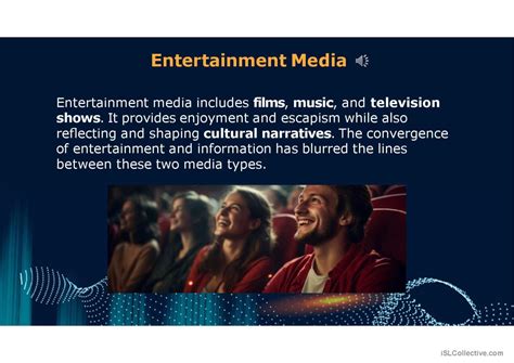 Types Of Mass Media General Vocabula English Esl Powerpoints