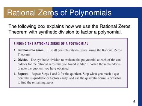Ppt Real Zeros Of Polynomials Through Factorization Powerpoint