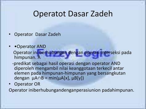 Presentasi Fuzzy Logic Logika Fuzzy PPTX