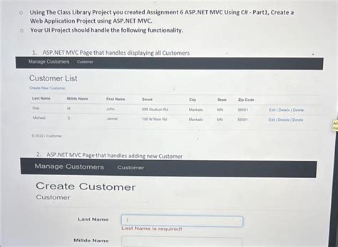 Solved Using The Customer Database Customer Database Has