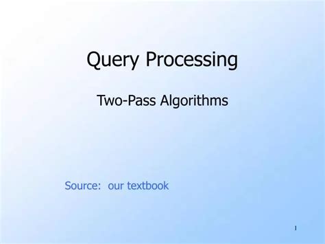Ppt Query Processing Powerpoint Presentation Free Download Id560275