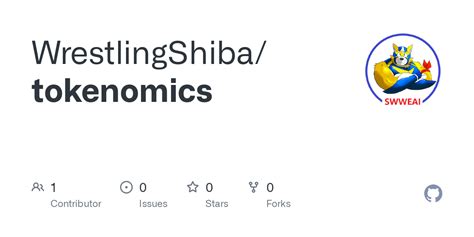 Github Wrestlingshiba Tokenomics