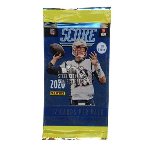 2020 Panini Score Football Retail Pack Steel City Collectibles