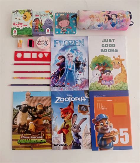 بسته لوازم تحریر اول دبستان دخترانه اقتصادی مجموعه ۱۷ عددی دکتر الف