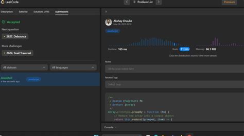 Akshay Chouke On Linkedin Javascript Leetcode Problemsolving Frontenddevelopment Vitbhopal